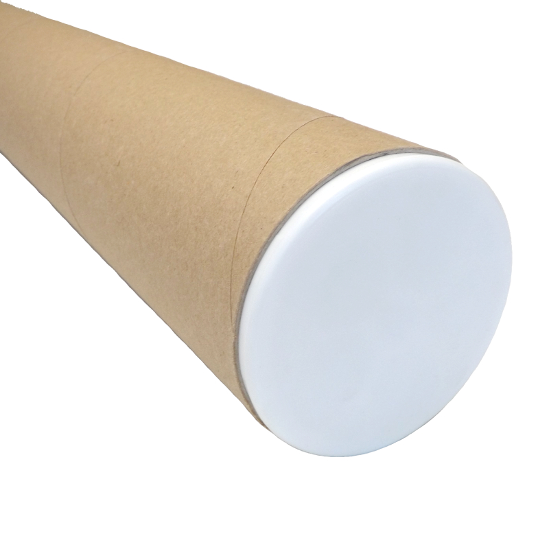 Tubos de cartón con tapa