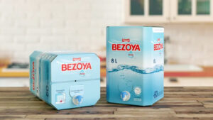 Bezoya lanza un nuevo packaging Bag in Box octogonal para su agua