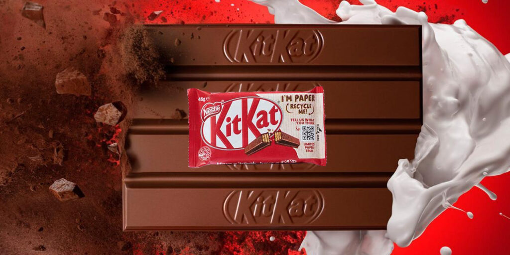 Nestlé crea un nuevo envase reciclable para KitKat