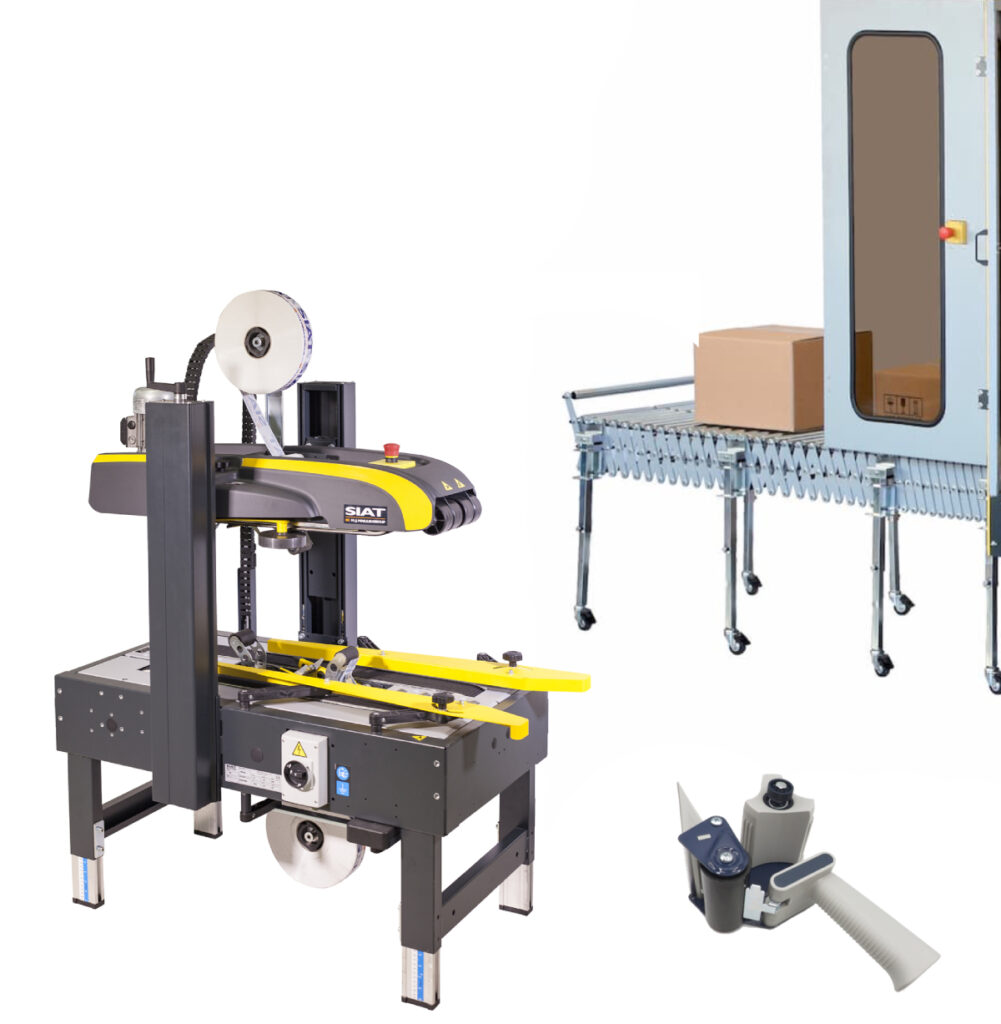 Máquina precintadora de cajas - Embalajes Terra